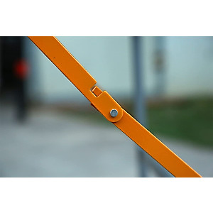 6 ft Table Tennis Table Ping-Pong Tables Set - 100% Preassembled Foldable & Portable Tables with All-Weather Aluminum Composite Frame & Removable Net for Outdoor/Indoor