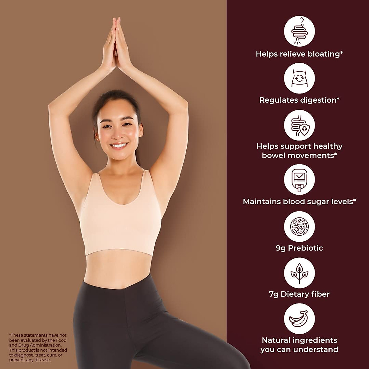 Boost Biome Fiber Supplement Organic Super Greens Powder – Supports Bloating Relief, Gut Health, Leaky Gut with Resistant Starch Powder - Green Banana Flour, Oat, Black Bean (30 Days, Chocolate)