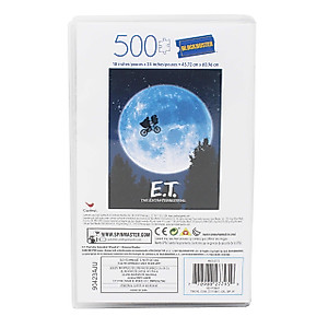 E.T. The Extra-Terrestrial Movie 500-Piece Puzzle in Plastic Retro Blockbuster VHS Video Case
