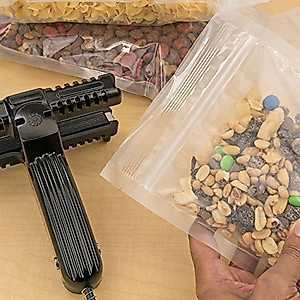 KF-Constant Heat Bag Sealer for Mylar Bags 2 Heat Settings, Black