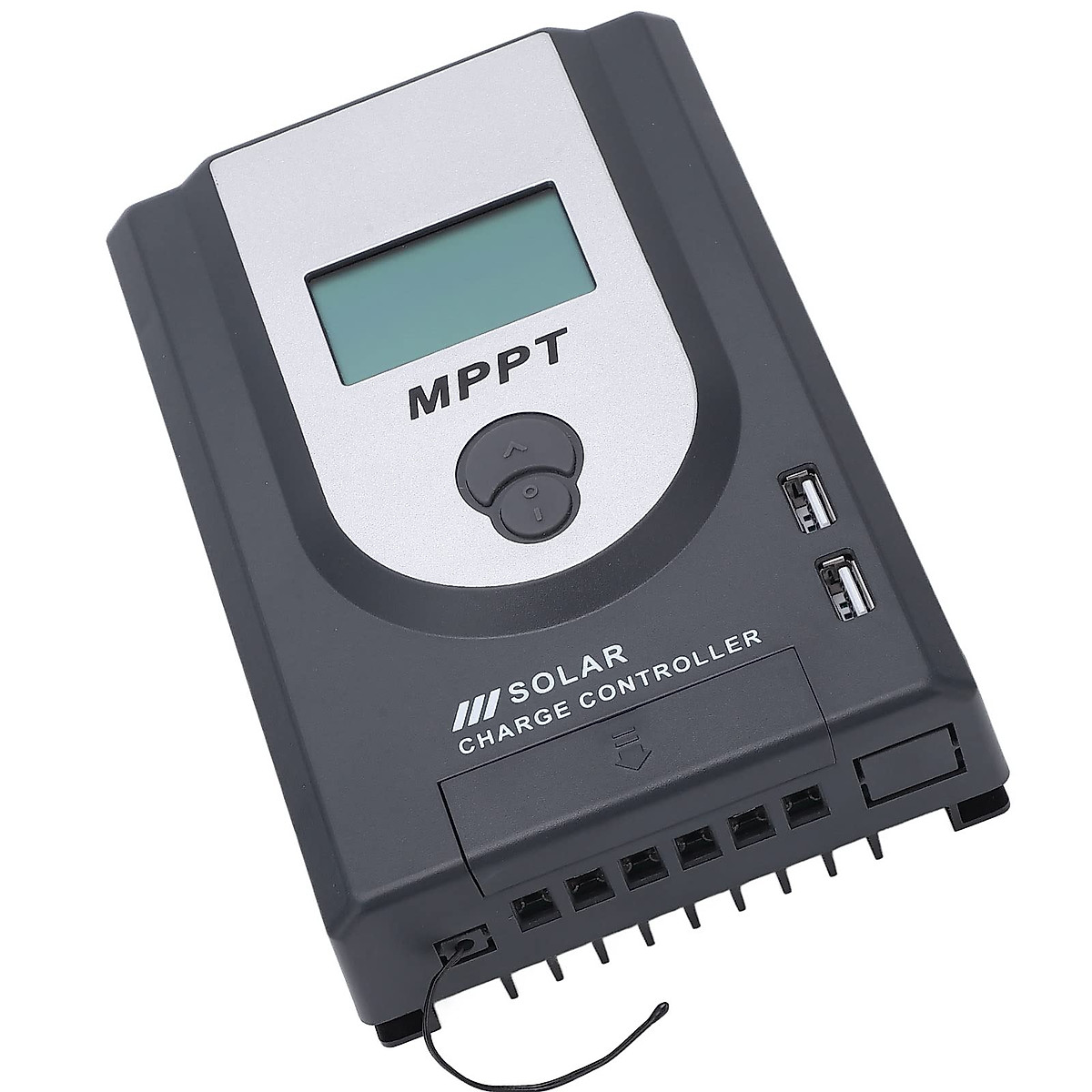 20A Solar Charge Controller, Solar Panel Regulator Temperature Compensation for Gel Lithium Batteries