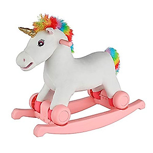 Rockin' Rider Celeste 2-in-1 Unicorn, White