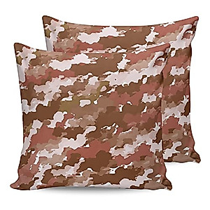 Meet 1998 Throw Pillow Covers 16x16 - Set of 2 Waterproof Pillow Cushion Cases,Camouflage Netting Camo Pillowcases Decorative Outdoor Pillow Cover for Sofa Couch Bedroom
