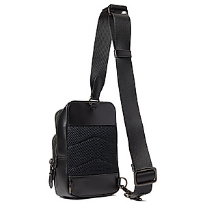 COACH Mens Gotham Slingback 13 in Signature, Charcoal