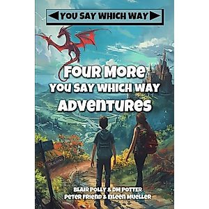 Four More You Say Which Way Adventures: Dinosaur Canyon, Deadline Delivery, Dragons Realm, Creepy House (You Say Which Way Collections)