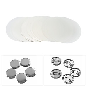 Badge Button Film, Reliable Premium PVC Badge Maker Film 200 Sheets Transparent Design Multi Purpose Light Portable for DIY