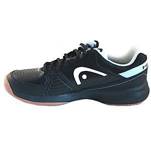 HEAD Men's Grid 2.0 Low Racquetball/Squash Indoor Court Shoes (Non-Marking)(Black/White) 11.0 (D) US