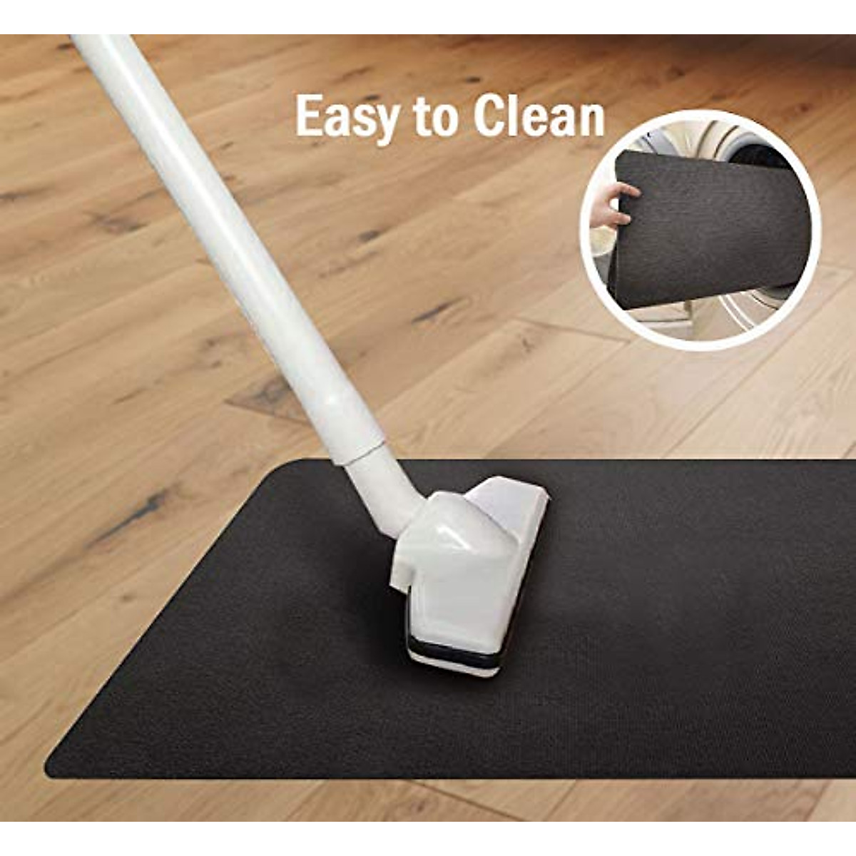 Dinosaur Hard Floors Chair Mat, 1/6" Thick 36"X 48" Wood/Tile Protection Mat for Office & Home, Multi-Purpose Anti-Slip Desk Chair Mat(36"X 48",Dark Gray)