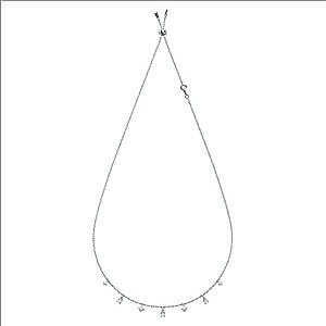 SWAROVSKI Bracelet with White Crystal Details on a Rhodium-Finish Cuff Setting, Size M, Part of the Emily Collection