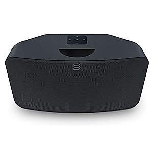 Bluesound Pulse Mini 2i Compact Wireless Multi-Room Smart Speaker with Bluetooth - Black - Compatible with Alexa and Siri