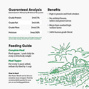 Open Farm Harvest Chicken Rustic Blend Wet Cat Food, Complete Meal or Food Topper with Responsibly Sourced Meat and Superfoods Without Artificial Flavors or Preservatives, 5.5 oz, Pack of 12 Boxes