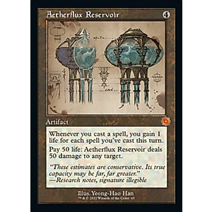 Magic: the Gathering - Aetherflux Reservoir (065) - Schematic - The Brothers' War Retro Artifacts