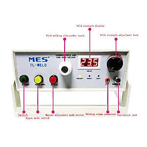 TL-WELD Thermocouple Welding Machine Welder Thermocouples Butt Welder Temperature Wire Touch Welder 90-220V (0.01-3MM)