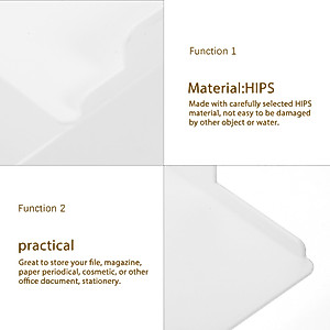 Cabilock 2pcs Desk Pen Holder Stand Office Supplies Office Pen Holder Office Supply Organizers and Storage Bins Desktop Stationery Organizer Desktop Makeup Container File Storage Shelf