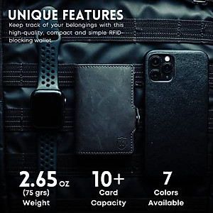 Xclusive Leather Slim Wallet for Men | Trifold RFID Wallet | Luxurious Card Holder & Minimalist Wallet with Money Clip | Blend of Luxury & Utility in Men’s Wallets