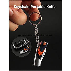 KUNSON Folding Knife, Mini Pocket Knife for Men and Women, Mini Keychain Knife for Cutting Rope, Paper, Boxes and Peeling Fruits, EDC Knife Small