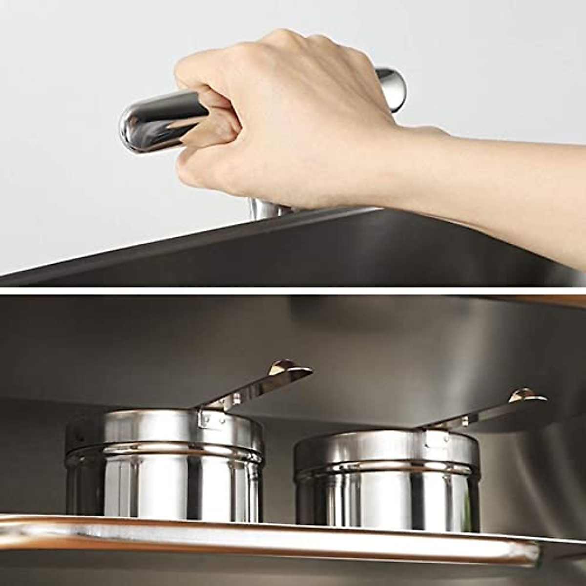 UZOURI Stainless Steel Chafing Dish with Full Rotating Cover, Chafing Dish Set Food Warmer Buffet, Buffet Dish Catering Pan for Kitchen Party Banquet Dining