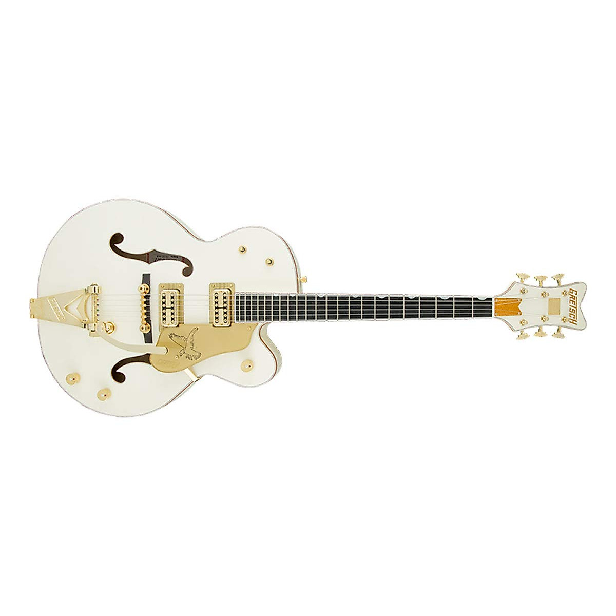 Gretsch G6136T-59 Vintage Select Edition '59 Falcon Hollow Body with Bigsby 6-String Right-Handed Electric Guitar (White Lacquer)