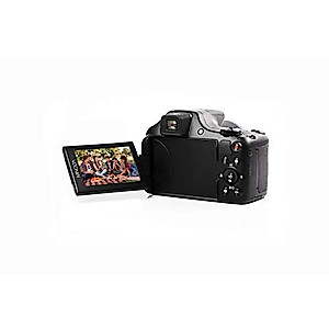 Minolta Pro Shot 20 Mega Pixel HD Digital Camera with 67X Optical Zoom, Full 1080P HD Video & 16GB SD Card, Black