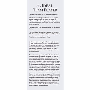 The Ideal Team Player: How to Recognize and Cultivate The Three Essential Virtues (J-B Lencioni Series)