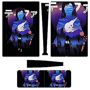 PlayStation 5 Digital edition version sticker protective cover, The Amano Warrior ps5 controller protective shell (compatible with ps5 Digital edition)