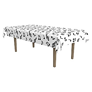 Musical Notes Tablecover Party Accessory (1 count) (1/Pkg)