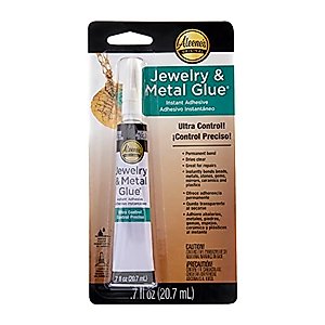 Aleene's 21709 Jewelry & Metal Instant Adhesive Transparent, .70 ounce