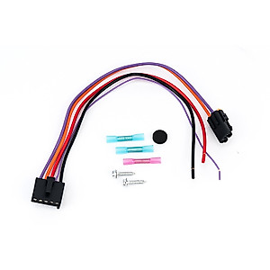 HVAC Blower Motor Resistor Complete Kit with Harness - Replaces 15 81773, 89018778, 89019351, 1581773, 15-81773 Compatible with Chevy, GMC Vehicles - Silverado, Tahoe, Suburban, Sierra, Yukon XL