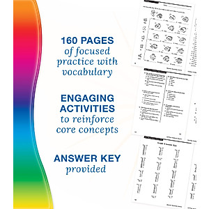 Spectrum Grade 4 Vocabulary Workbook, 4th Grade Vocabulary Covering Word Relationships, Sensory Language, Roots and Affixes, and Reading Comprehension Context Clues, Classroom or Homeschool Curriculum