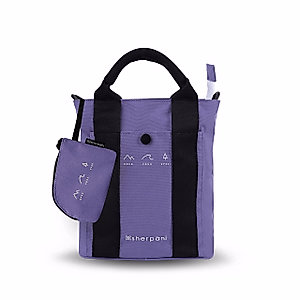 Sherpani Capri, Small Crossbody Purse with Coin Purse, Mini Tote Bag, Cross Body Purse, Small Crossbody Bag, Christmas Gifts for Women (Iris)