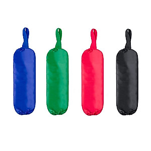 eBuyGB Carrier Bag Storage Holder, 13 x 1 x 38 cm, Red