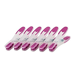 Woolite Soft Grip Clothespins | Lightweight | Super Strong | Ergonomic Design | Rust Resistant | Laundry Accessories | Assorted