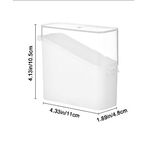 Sliced Cheese Container for Fridge,Cheese Storage Container,Plastic Cheese Slice Holder,Tea Bag Organizer Box,Food Keeping Box Container(transparent)