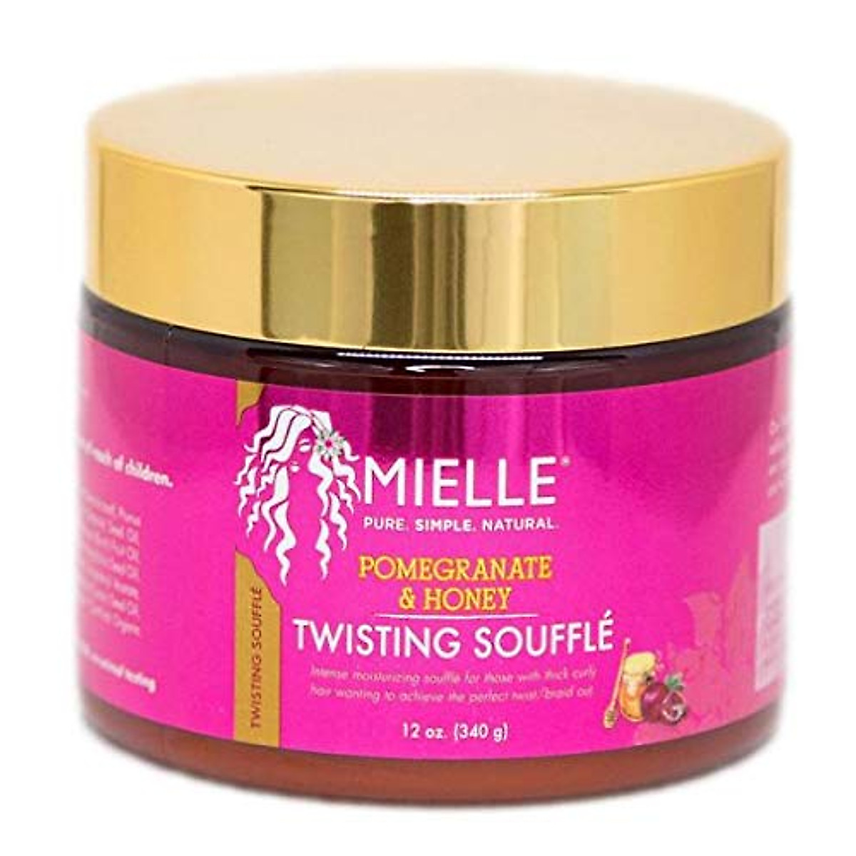 Mielle Organics Pomegranate And Honey Twisting Souffle 12Oz (Pack of 4)