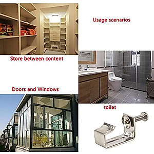 BOLWHAO 8 PCS Cable Tray Clamp, Cable Tray Holder Clamp Desk Cable Tray Clamp Cable Organizer Clamp Cable Management Under Desk Clamp C Clamp G Clamp (C shape clamp)