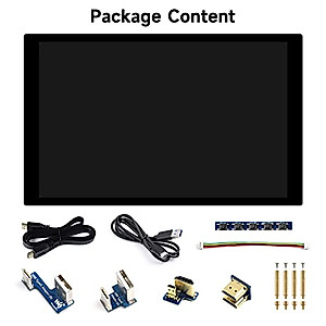 waveshare 10.1inch Capacitive Touch LCD IPS Display, 1280×800 Resolution, HDMI Interface, Compatible with Raspberry Pi 5/4B/3B/Zero/Zero W/Zero 2W/Pico/Pico W/Pico WH, Support Jetson Nano/PC