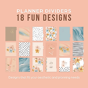 Happy Planner 2023 Daily Diary and Calendar, 18-Month Daily, Weekly, Monthly July 2023–Dec. 2024 Planner Diary, Vertical Layout, Softly Modern Theme, Classic Size, 17.78 x 23.50 cm (7" x 9 3/4")