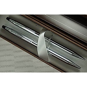 Cross Classic Century Lustrous Chrome Ball-point Pen and Pencil Set