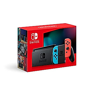 Nintendo Switch™ with Neon Blue and Neon Red Joy‑Con™ (Renewed)