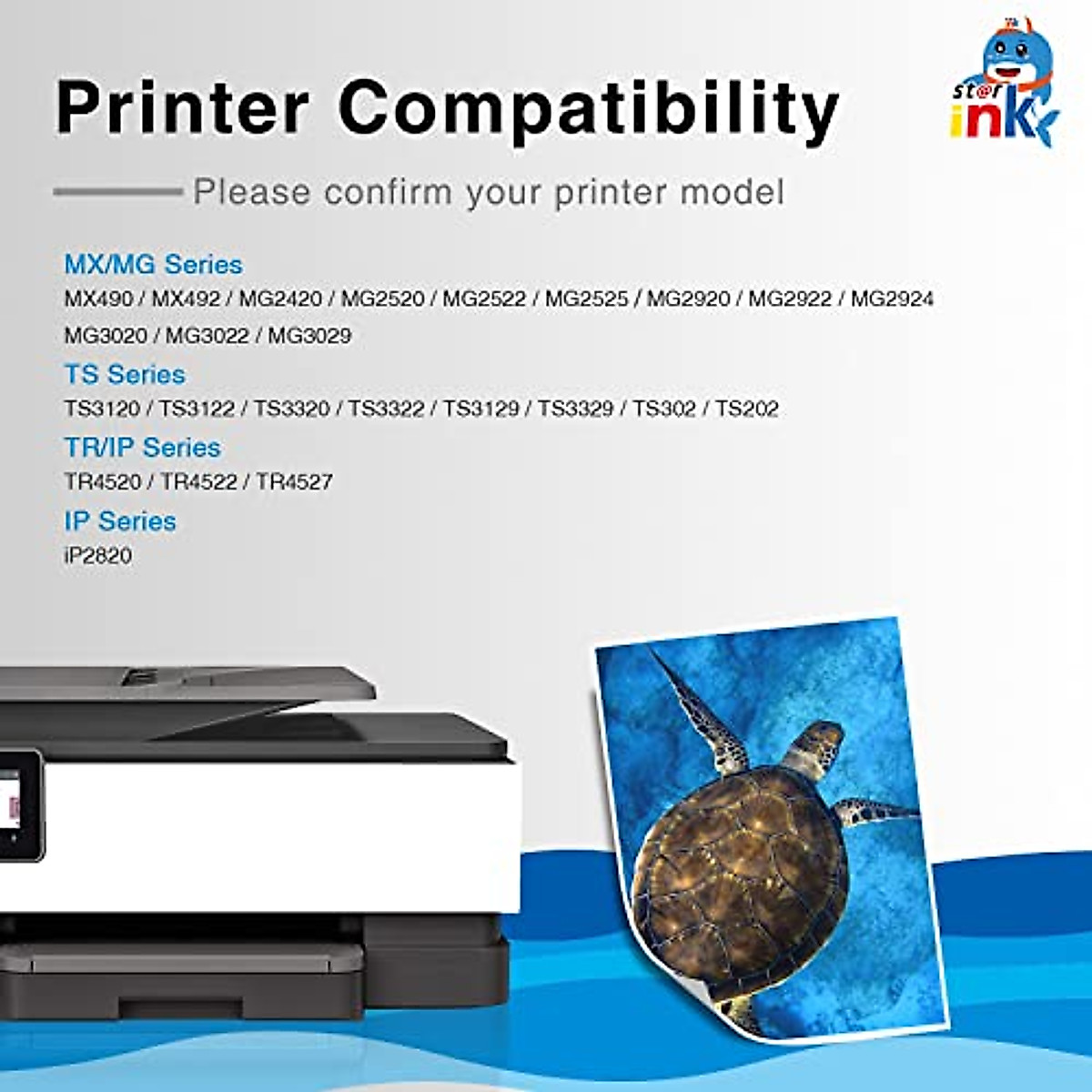 st@r ink 245XL 246XL Ink Cartridges | Remanufactured Replacement for Canon 245 246 for Pixma MX490 MX492 MG2522 TS3322 TR4520 TS3122 TR4522 TR4500 MG2500 Printer Ink 243XL (Black/Color) 2-Pack