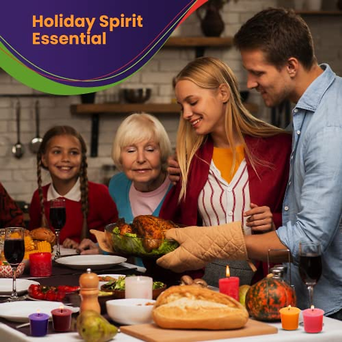 Exquizite Scented Votive Candles Gift Set - 8 pcs - Highly Scented Long Lasting Candles with 15 Hour Burn time - Lavender, Sweet Pea, Coconut Pineapple Cream and Pumpkin Spice, 2 Votives per Fragrance