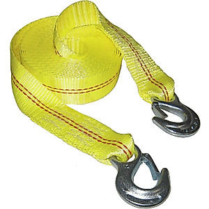 Keeper – 2” x 25’ Emergency Vehicle Towing And Recovery Strap - 5,000 lbs. Max Vehicle Weight And 12,000 lbs. Break Strength