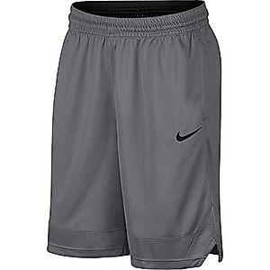 Nike Dri-FIT Icon, Men's basketball shorts, Athletic shorts with side pockets, Cool Grey/Cool Grey/Black, XL