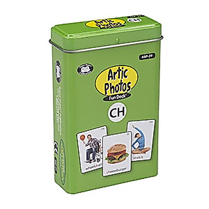 Super Duper Publications | Articulation Photos CH Sound Fun Deck Flash Cards | Educational Learning Resource for Children