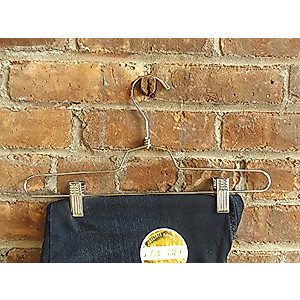 NAHANCO SLD-Pant Metal Pant Hangers, 14", Chrome (Pack of 100)