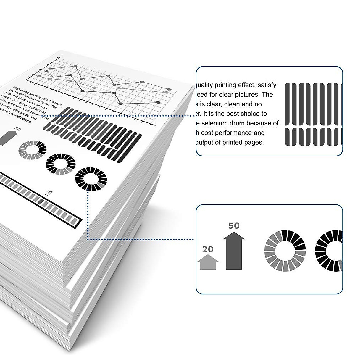 ALLWORK Compatible Xerox B205/ B210/ B215 Toner Cartridge Replacement for 106R04347 106R04346 High Yield 3,000 Pages use for Xerox B205NI B210DNI B215DNI Printer (Black, 1-Pack)