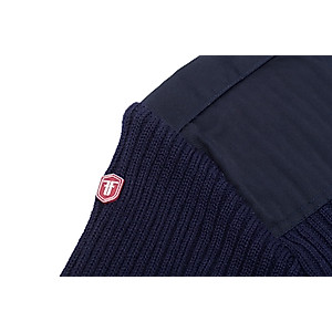 Flanders Fields British Commando Sweater - Military Wool Sweaters Woolly Pully Crew Neck Navy Blue