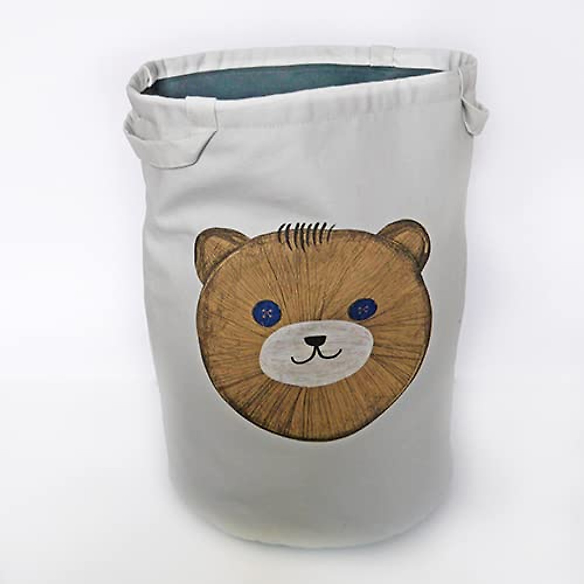 Toy Basket Storage Laundry For Kids Cotton Cute Canvas Baby Girl Boy Nursery Hamper by Gugu the Hero