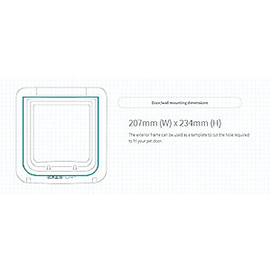 SureFlap-Sure Petcare Microchip Pet Door (White)