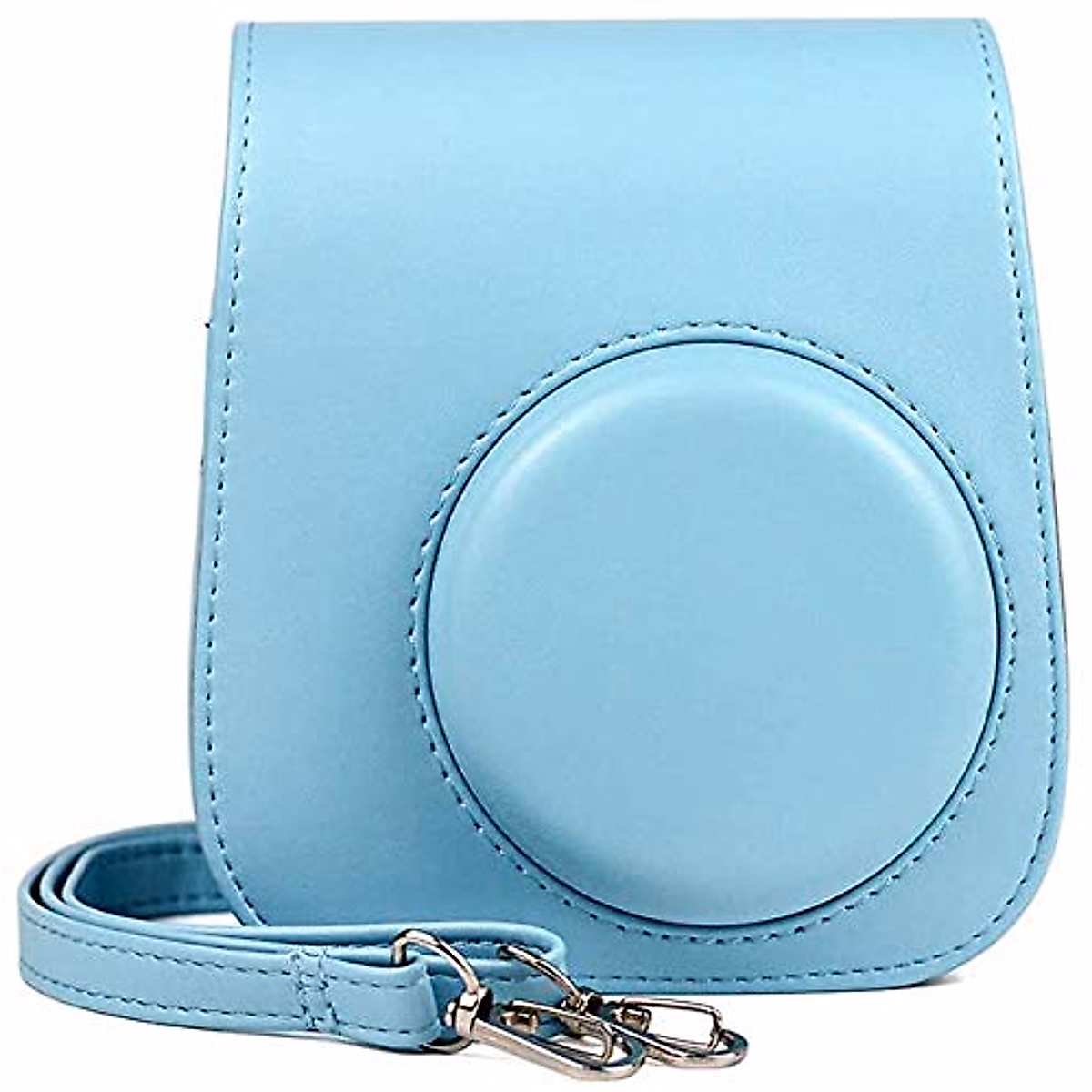 Fujifilm Instax Mini 11 Instant Camera + Fuji Instax Film 20 Shots + Protective Case + Frames Design Kit (Sky Blue)